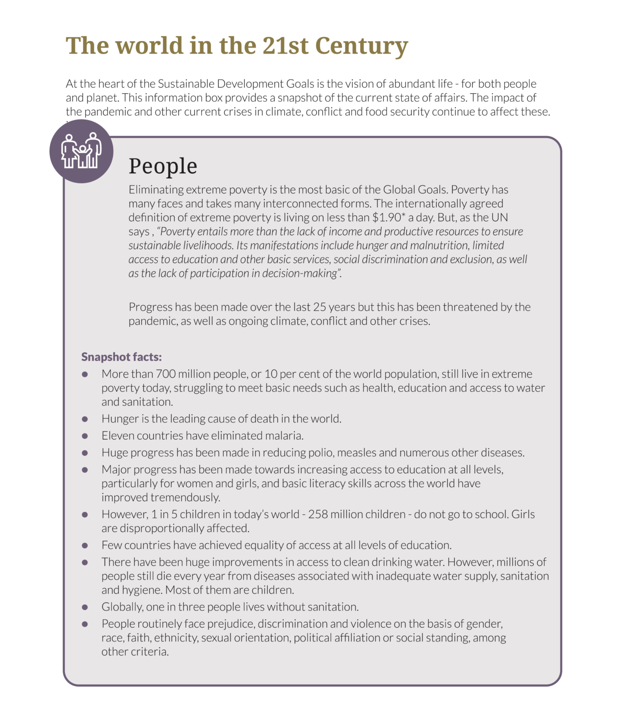 The World in the 21st Century - Anglican Alliance